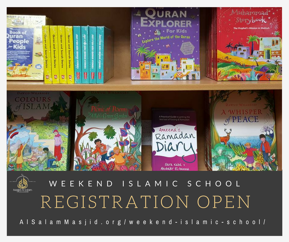 Weekend Islamic School Update – Masjid AlSalam