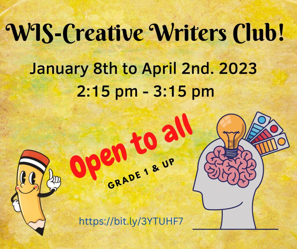 WIS Creative Writers Club – Masjid AlSalam