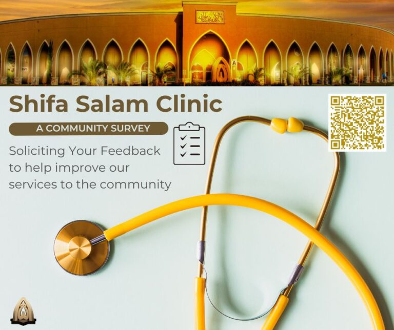 Shifa Salam Clinic Survey – Masjid AlSalam