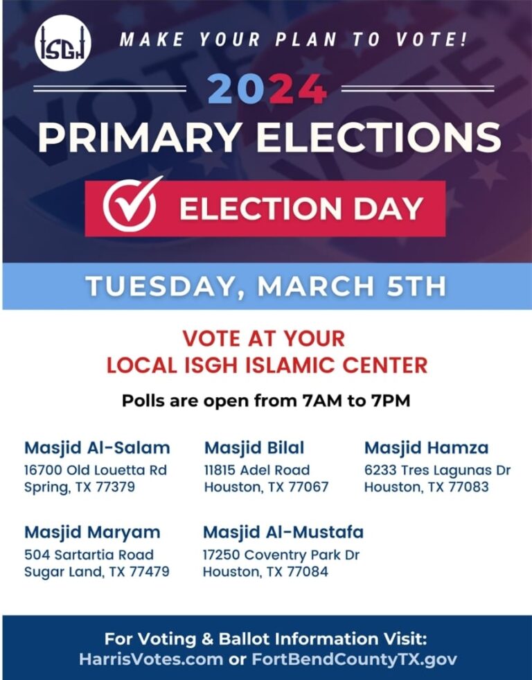 Voting for US Primary Elections is Tuesday, March 5th at ISGH Centers ...